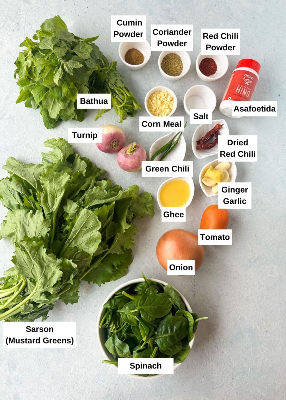 Sarson ka Saag (Authentic Punjabi Saag Recipe) - Piping Pot Curry