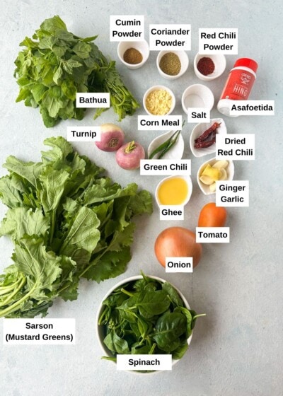 Sarson ka Saag (Authentic Punjabi Saag Recipe) - Piping Pot Curry