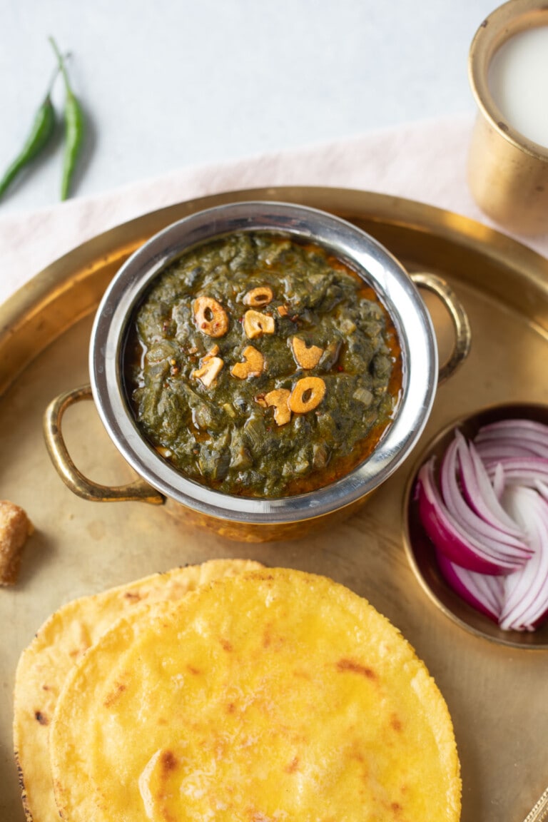 Sarson ka Saag (Authentic Punjabi Saag Recipe) - Piping Pot Curry