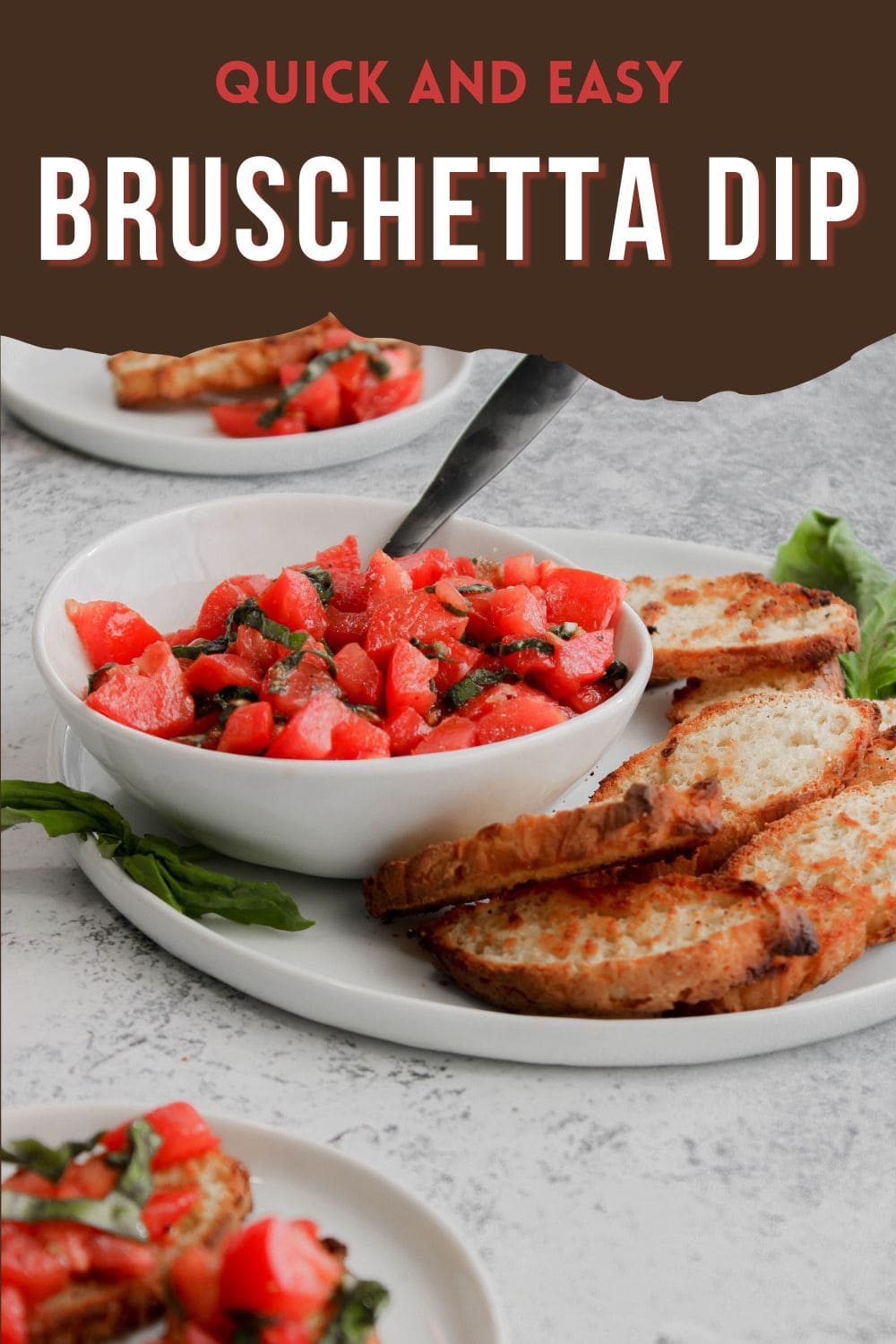 Bruschetta Dip (Easy 5-Ingredient Recipe) - Piping Pot Curry