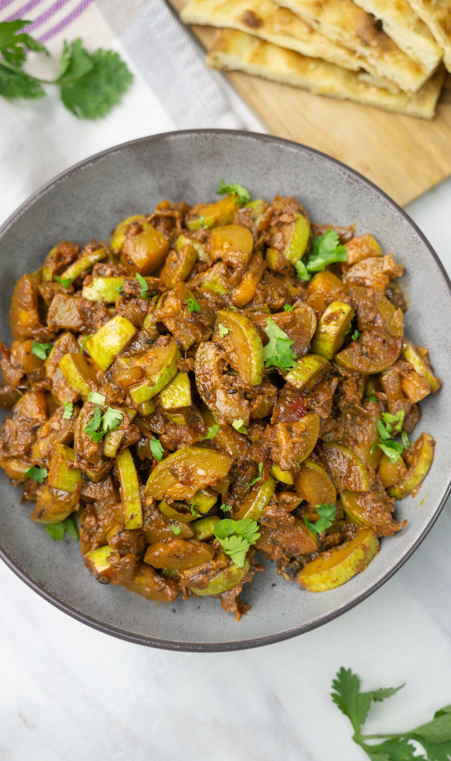 Indian Zucchini Curry - Piping Pot Curry