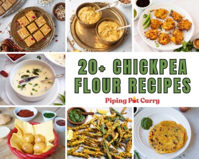 20+ Chickpea Flour Recipes - Piping Pot Curry