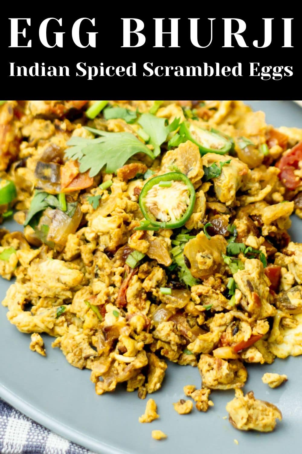 Perfect Egg Bhurji (Spiced Indian Scrambled Eggs) - Piping Pot Curry