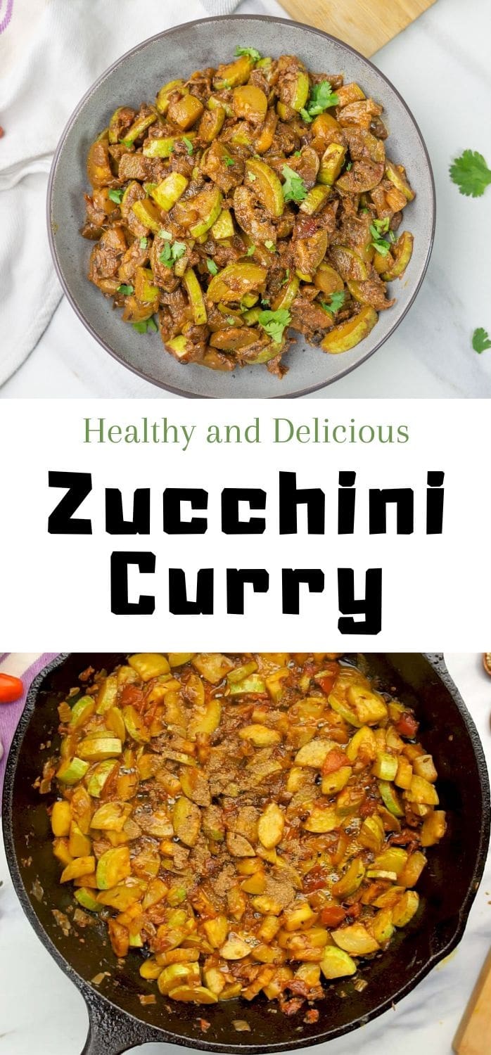 Indian Zucchini Curry - Piping Pot Curry