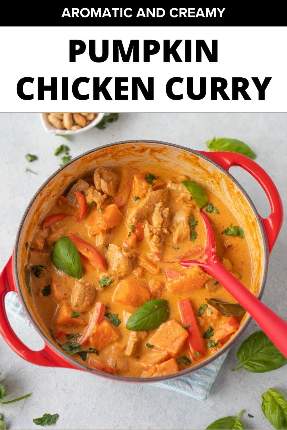 Pumpkin Chicken Curry - Piping Pot Curry