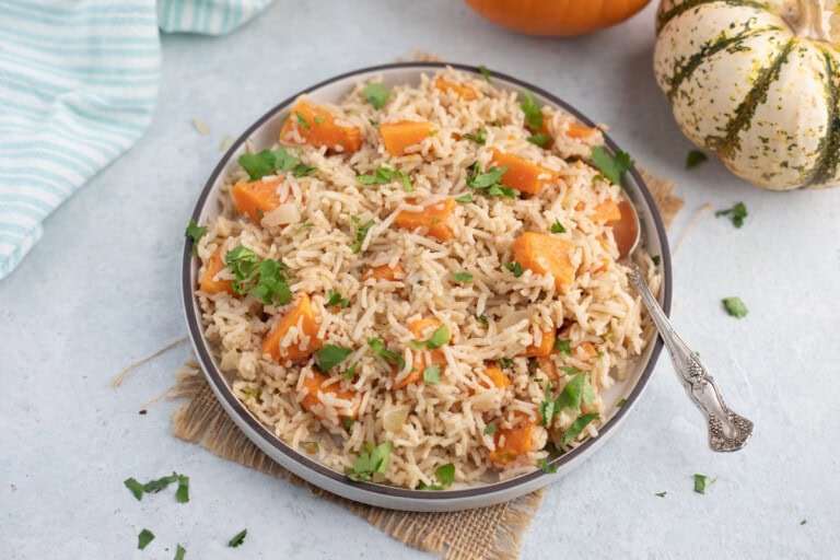 Easy Pumpkin Rice - Piping Pot Curry