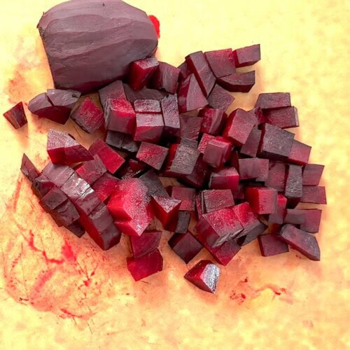 Beetroot Poriyal - Piping Pot Curry