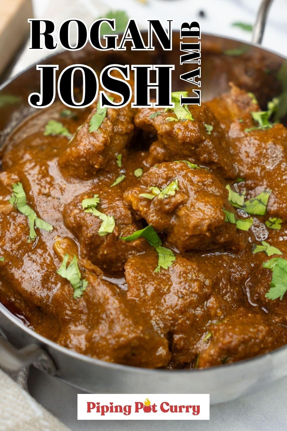 Rogan Josh (Kashmiri Lamb Curry) - Piping Pot Curry