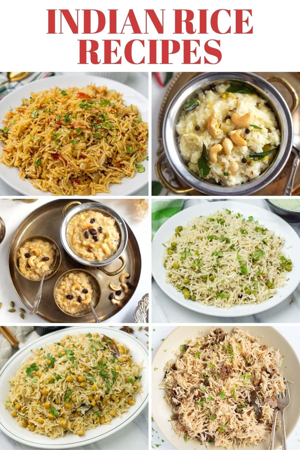 30 Indian Rice Recipes (Variety Rice) - Piping Pot Curry