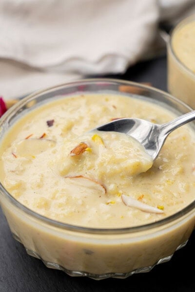 Kheer (Authentic Indian Rice Pudding) - Piping Pot Curry