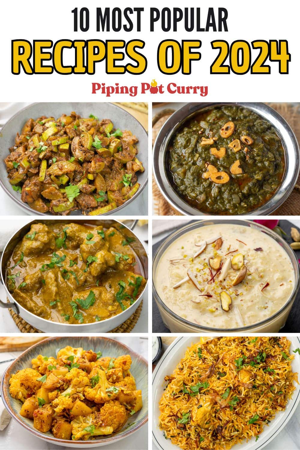 The 10 Most Popular Recipes of 2024 - Piping Pot Curry
