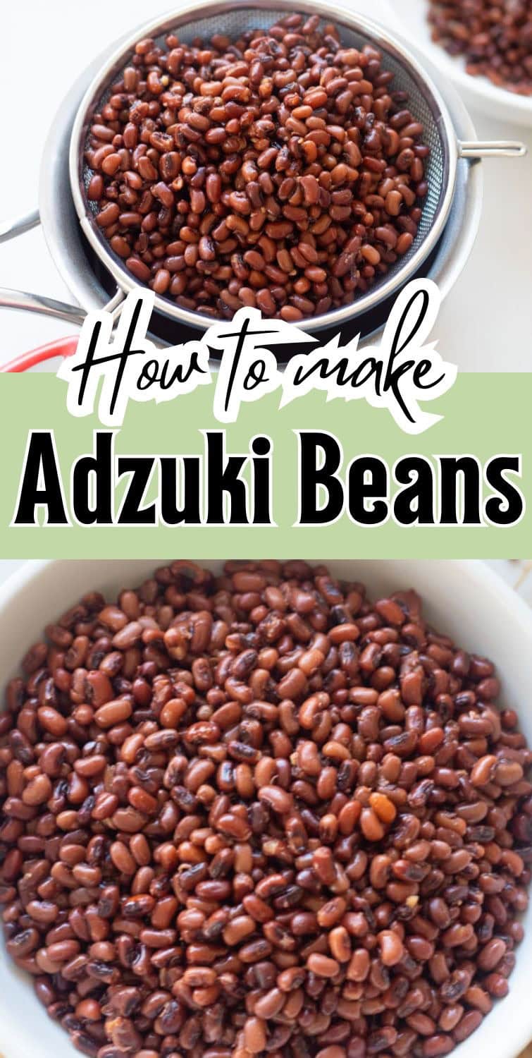 How to Cook Adzuki Beans (Instant Pot & Stovetop) - Piping Pot Curry