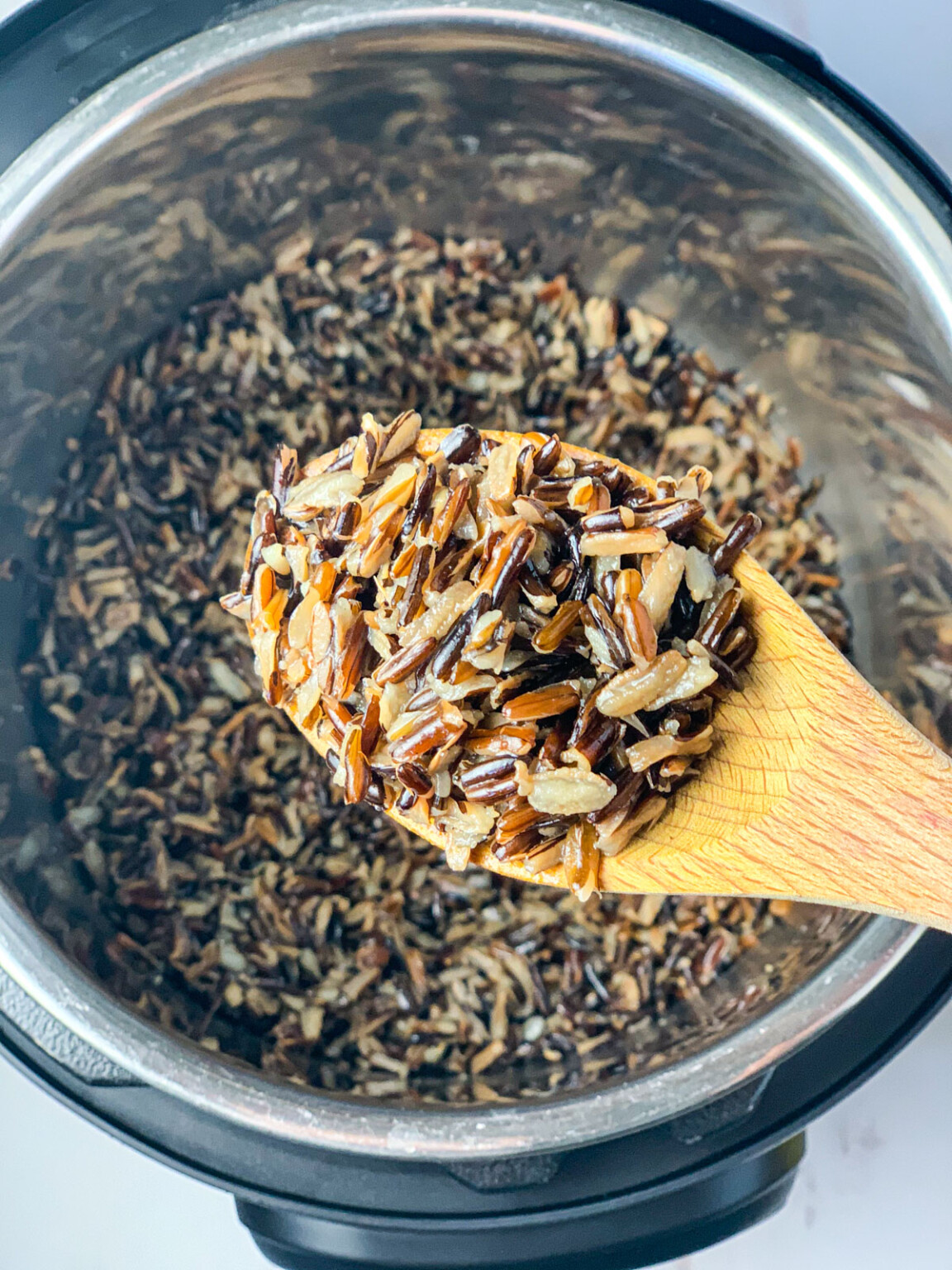 Perfect Instant Pot Wild Rice - Piping Pot Curry