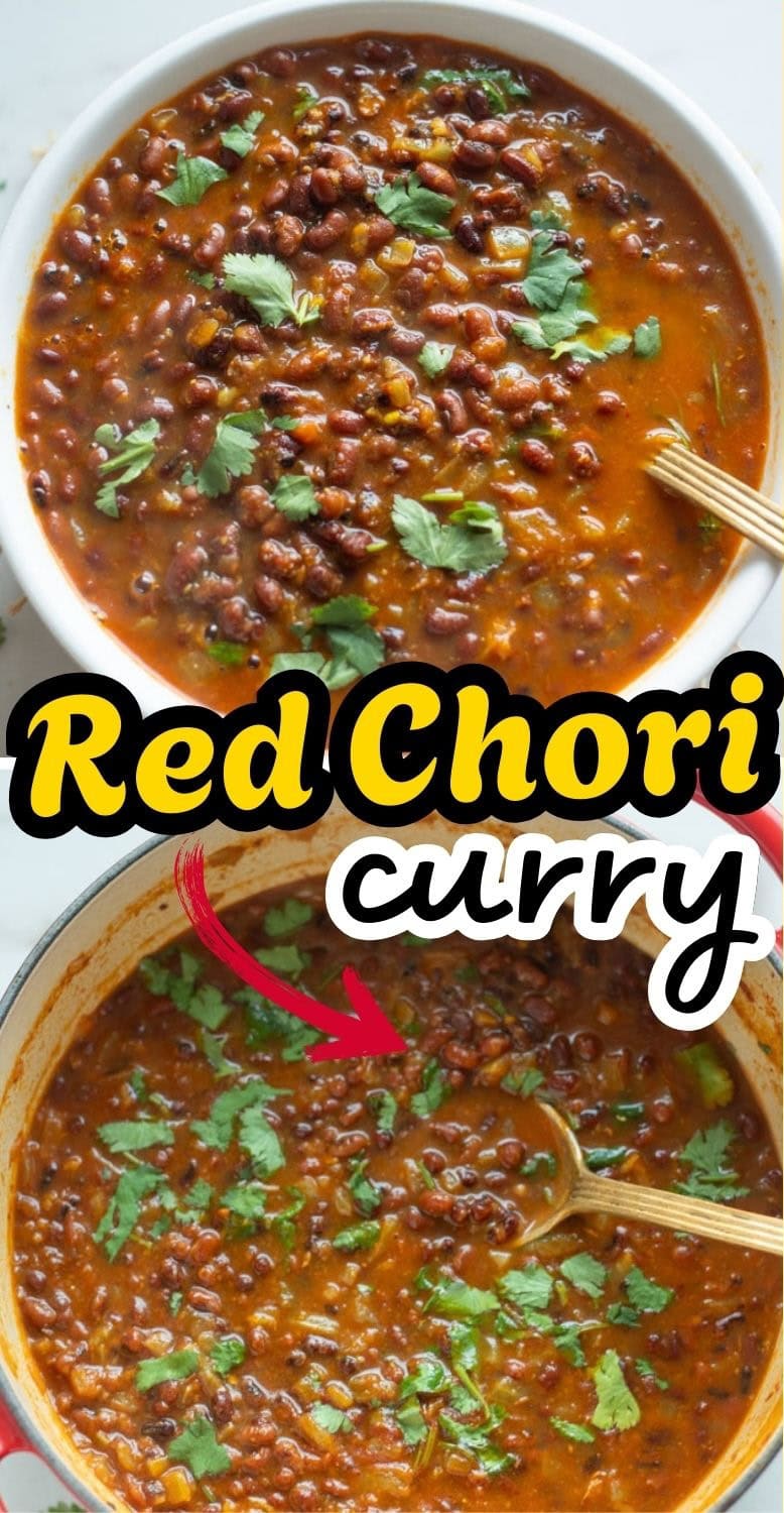 Red Chori Curry (Adzuki Beans Curry) - Piping Pot Curry