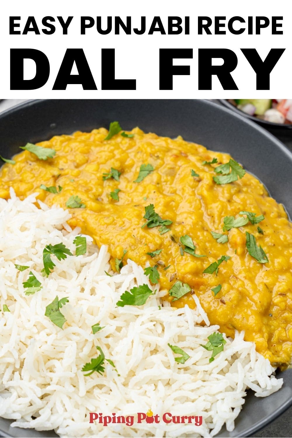 Dal Fry (Easy Punjabi Recipe) - Piping Pot Curry