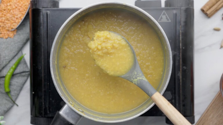 Masoor Dal (Red Lentil Dal) - Piping Pot Curry