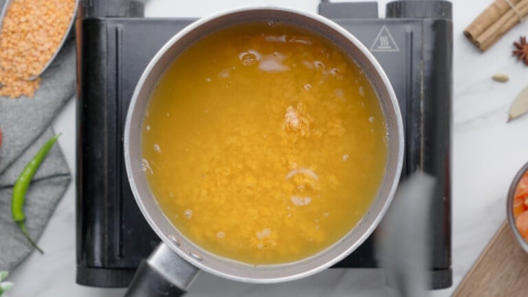 Masoor Dal (Red Lentil Dal) - Piping Pot Curry