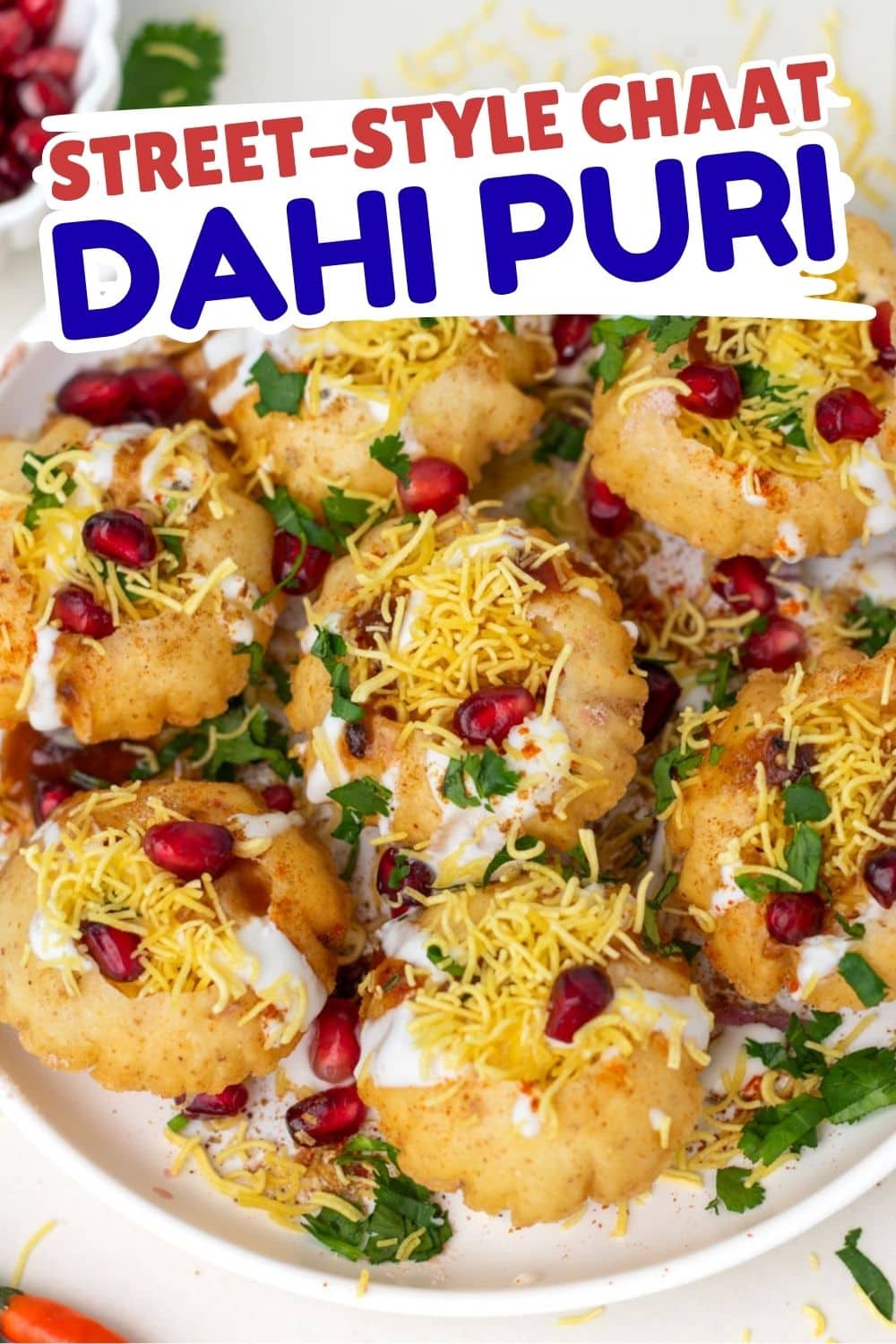 Dahi Puri (Mumbai Street-Style Chaat) - Piping Pot Curry