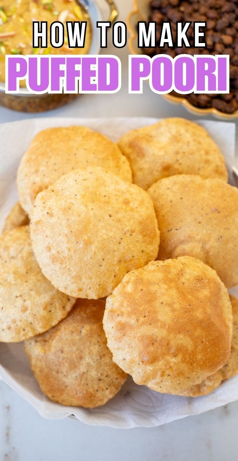 Poori Recipe (Golden, Puffed, and Soft) - Piping Pot Curry